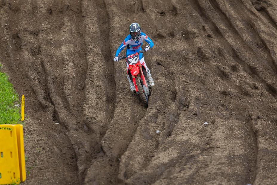 Hunter Lawrence Gives ’25 CRF450R a Moto Win and Podium Overall Finish ...