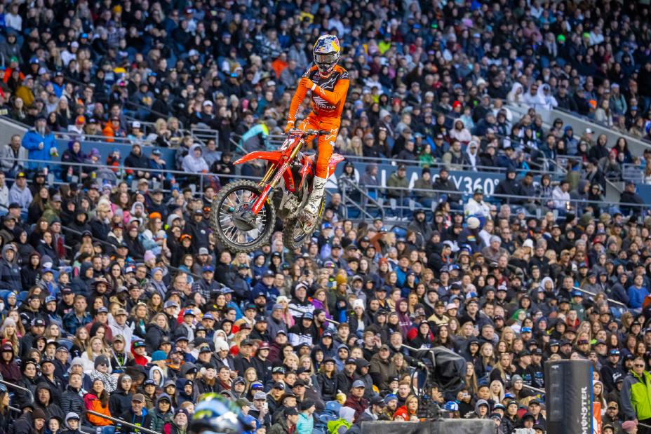 Jett Lawrence Takes His Fourth Win of the Season at Seattle SX