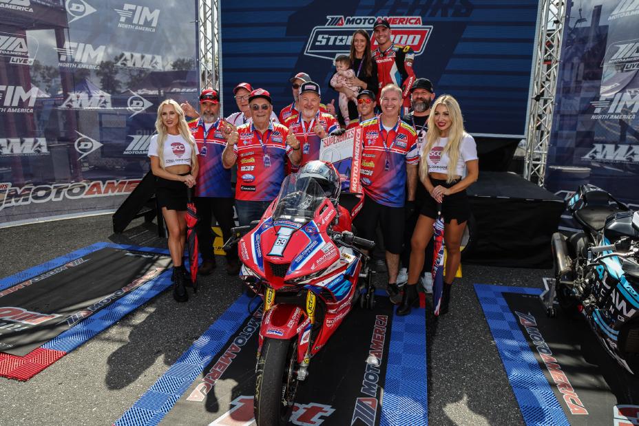 Hayden Gillim Earns Honda the 2024 MotoAmerica Stock 1000 Championship