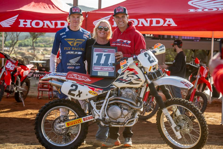 Honda Celebrates 30-Year Partnership with Johnny Campbell